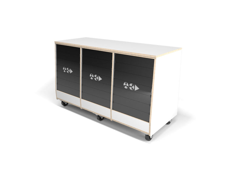3 Rack 1914 - 42RU Rolling Studio Rack – Fusion Studio Works